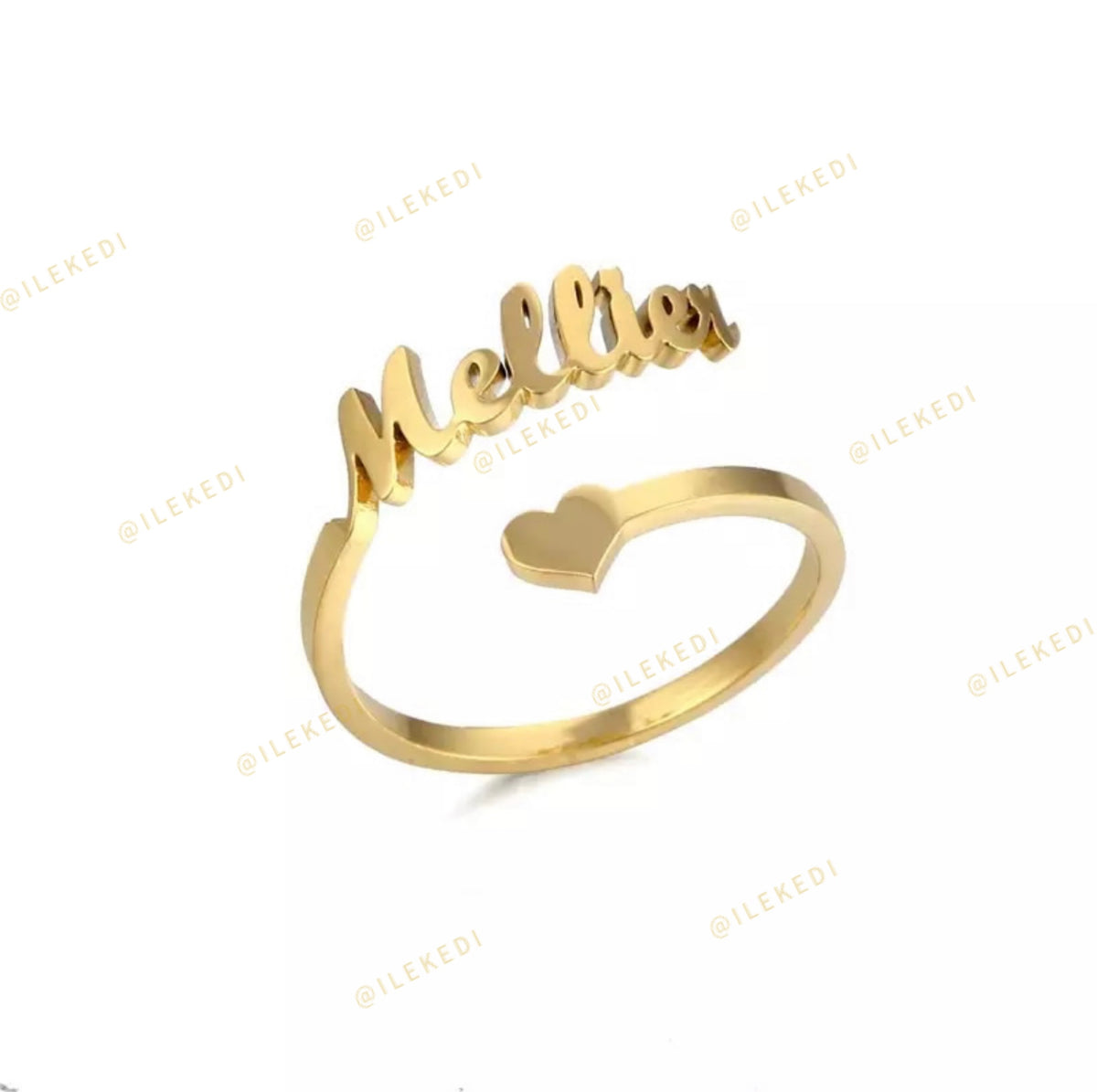 Personalized Name Ring – ilekedi